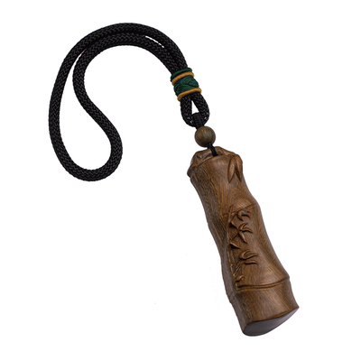 节节高升手把件天然檀木解压文玩