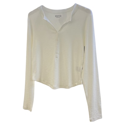 三可实拍秋季单排扣领长袖T恤女雪花羊绒罗纹修身显瘦打底衫上衣