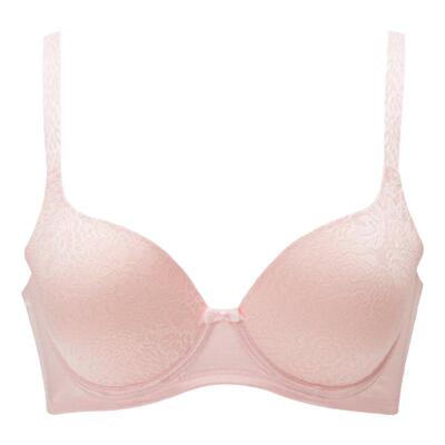 性感提花光面收副乳有钢圈内衣