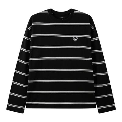 SPAO新品休闲宽松条纹长袖T恤