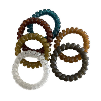 发圈简约百搭电话线发绳