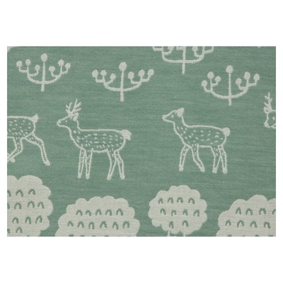 日本进口播州织纯棉色织提花柔软面料手工DIY上衣服装布料森屿鹿