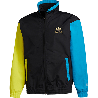 Adidas/阿迪达斯正品三叶草男士复古立领防风运动外套GL5136