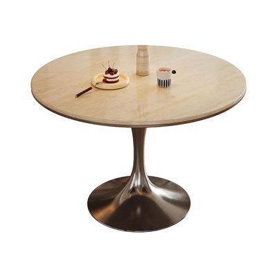 帕沙曼全托洞石岩板小圆桌