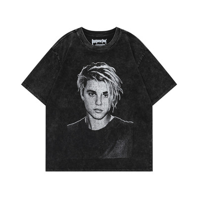 FOG比伯专辑限定水洗黑T恤