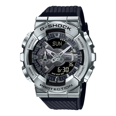 卡西欧手表男士G-SHOCKS小钢炮系列正品黑金防水GM-110b运动男表