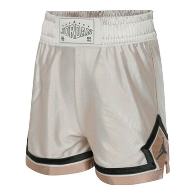 耐克Jordan女速干短裤下站东单秋训练健身缎面中长裤HV1276-140