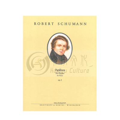 舒曼 蝴蝶 Op2 约阿希姆 德拉海姆版 钢琴 德国大熊原版乐谱 Schumann Papillons piano EB8439