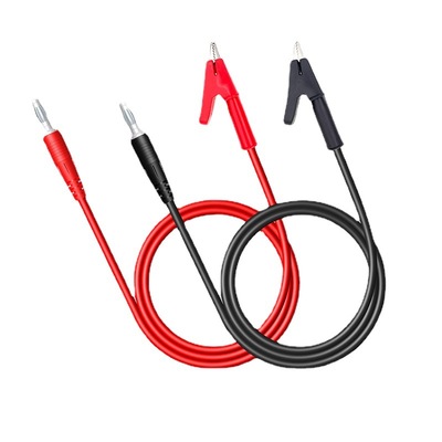 直流稳压电源鳄鱼夹线红黑夹子线