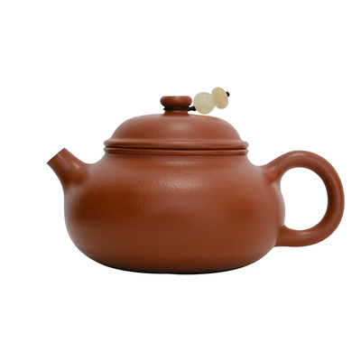 小谦山房梨皮朱泥容天紫砂壶