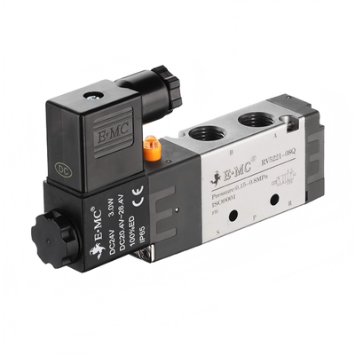 EMC.亿太诺二位五通电磁阀RV5221-08Q/4V210-08/5211-06QE4/DC24V