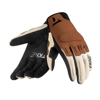 TKNE摩托车骑行手套四季防摔透气