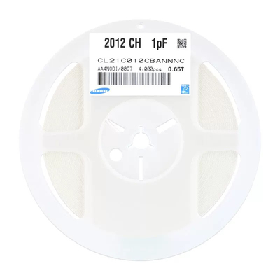 原装 0805贴片电容 50V 1PF ±0.25PF COG CL21C010CBANNNC 50只