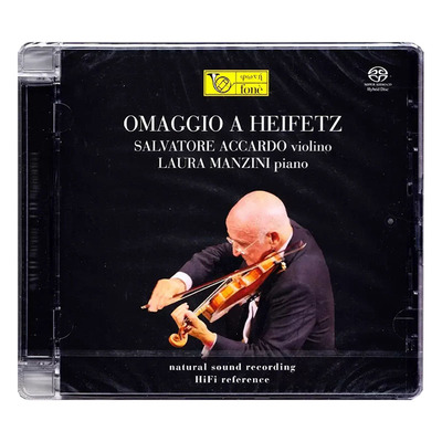阿卡多向海菲兹致敬 Omaggio A Heifetz SACD碟片 原版cd小提琴曲