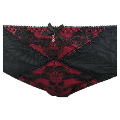 新款复古法式蕾丝三角内裤女