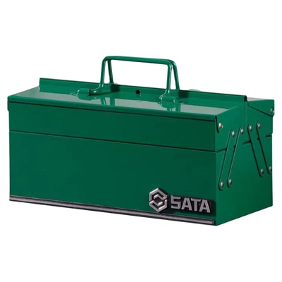 世达工具手提式铁盒家用工具箱