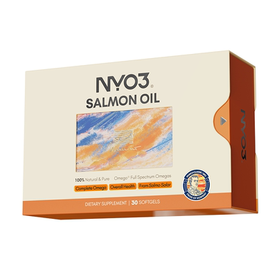 NYO3挪威进口97%高纯度三文鱼油成人心血管养护10粒omega3