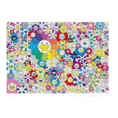 解压拼图1000片名画益智减压玩具拼图成人纸质村上隆拼图