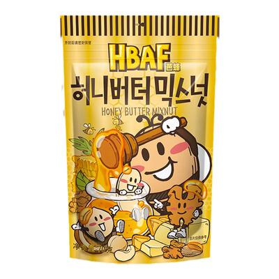 hbaf韩国进口汤姆农场蜂蜜黄油每日混合果仁休闲营养小零食能量装