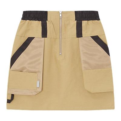 STUDIOWEAR x MOUSSY 秋季新品拼色运动半身裙028HAA30-1981