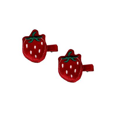 Qimoo淇木春季新款女童草莓发夹