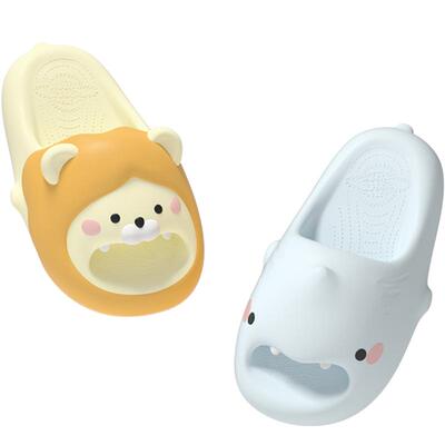 chikoku左狮右鲨拖鞋