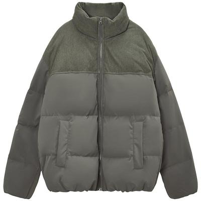 三防灯芯绒厚款羽绒服