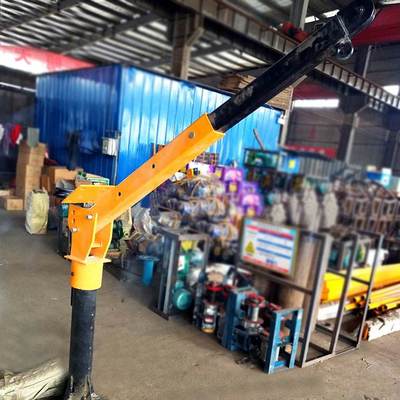 汽车皮卡货车1吨随车吊 电动起重车载小型吊运机  电动车载小吊机