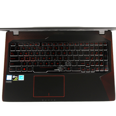 华硕飞行堡垒FX53笔记本电脑ZX53键盘保护膜FZ53 GL553防水防尘罩