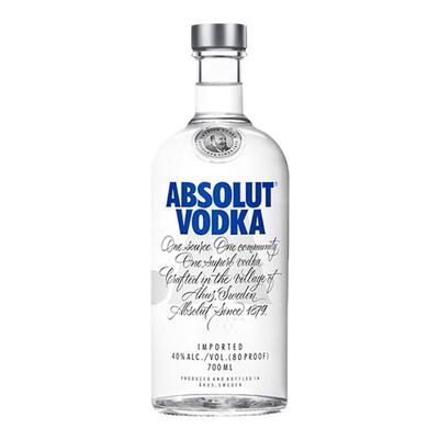 Absolut/绝对伏特加酒原味700ml