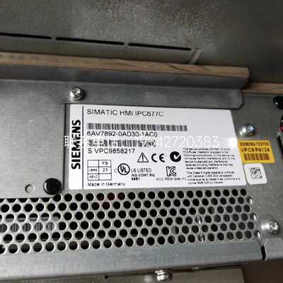 议价西门子IPC677C工控机 6AV7892-0AD30-1 AC0