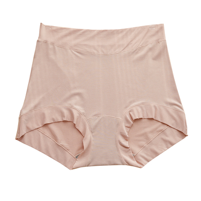 彩田莫代尔平角裤女中腰~特高腰