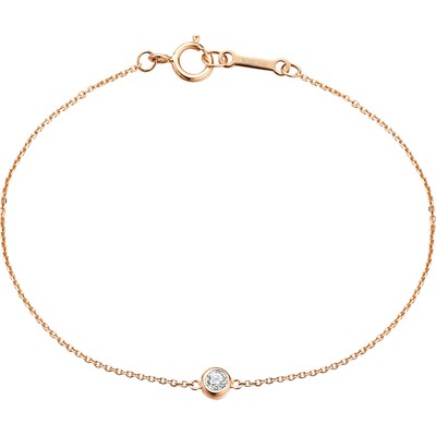 WithLove玫瑰18K金钻石手链