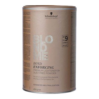 德国原装施华蔻漂粉漂发剂Blondme白金9度不伤发伊采褪色剂双氧乳