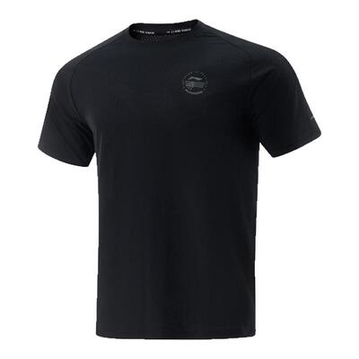 李宁正品男子干爽透气运动短袖