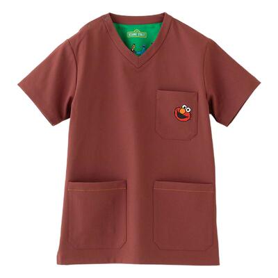 Classico/克莱希芝麻街联名医护制服短袖护士刷手服多口袋洗手服