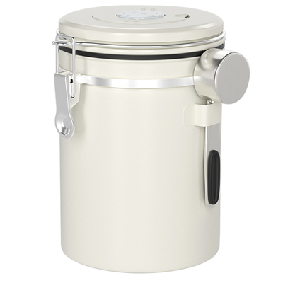 不锈钢收纳咖啡豆单向排气