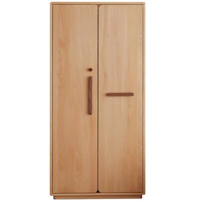 源氏木语加兰实木儿童布帘衣柜