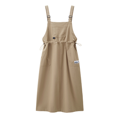 BSX多口袋背带连衣裙可束腰