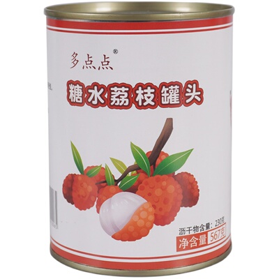 糖水荔枝罐头水果茶果汁饮料
