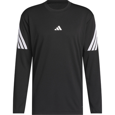 Adidas/阿迪达斯正品春秋男士透气篮球日常训练针织长袖T恤JZ9647