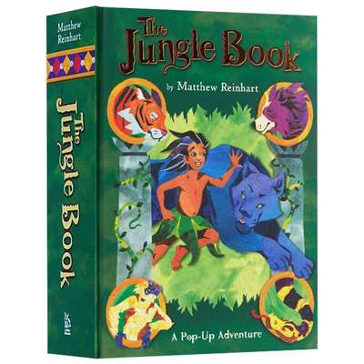 奇幻森林 立体书 英文原版 The Jungle Book A Pop Up Adventure 森林王子 丛林故事 迪士尼经典童话故事书 英文版进口英语书籍