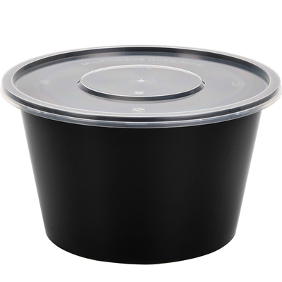 1500ml一次性外卖碗黑色保鲜餐盒