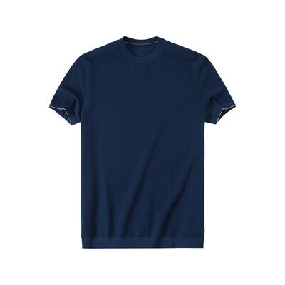 MrBu布先生春夏亲肤圆领针织t恤夏季凉感透气速干短袖男