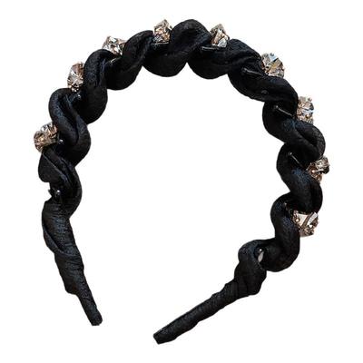 编织波浪发箍不卡头蓬松带齿梳