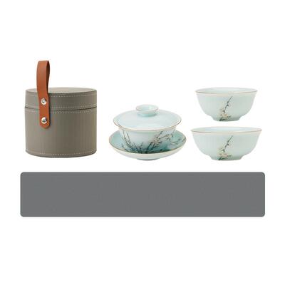 故宫官方岁朝佳兆旅行茶具套装