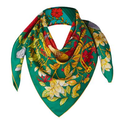 WOO真丝印花丝巾春夏款