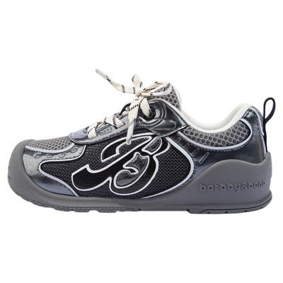 芭比班纳-时尚运动-复古机能鞋女童鞋儿童春秋鞋子男童透气运动鞋