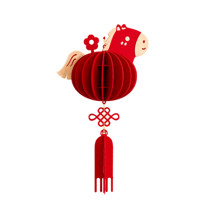新款2026马年装饰春节灯笼挂件
