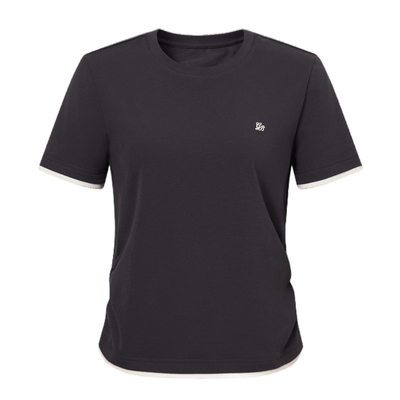 亲肤性好耐久性撞色圆领短袖